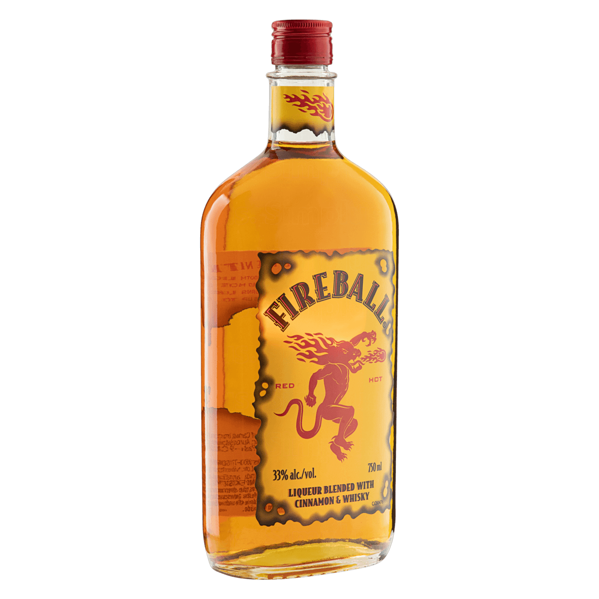 Licor de whisky com canela Fireball – 750ml - Aurora Fine Brands